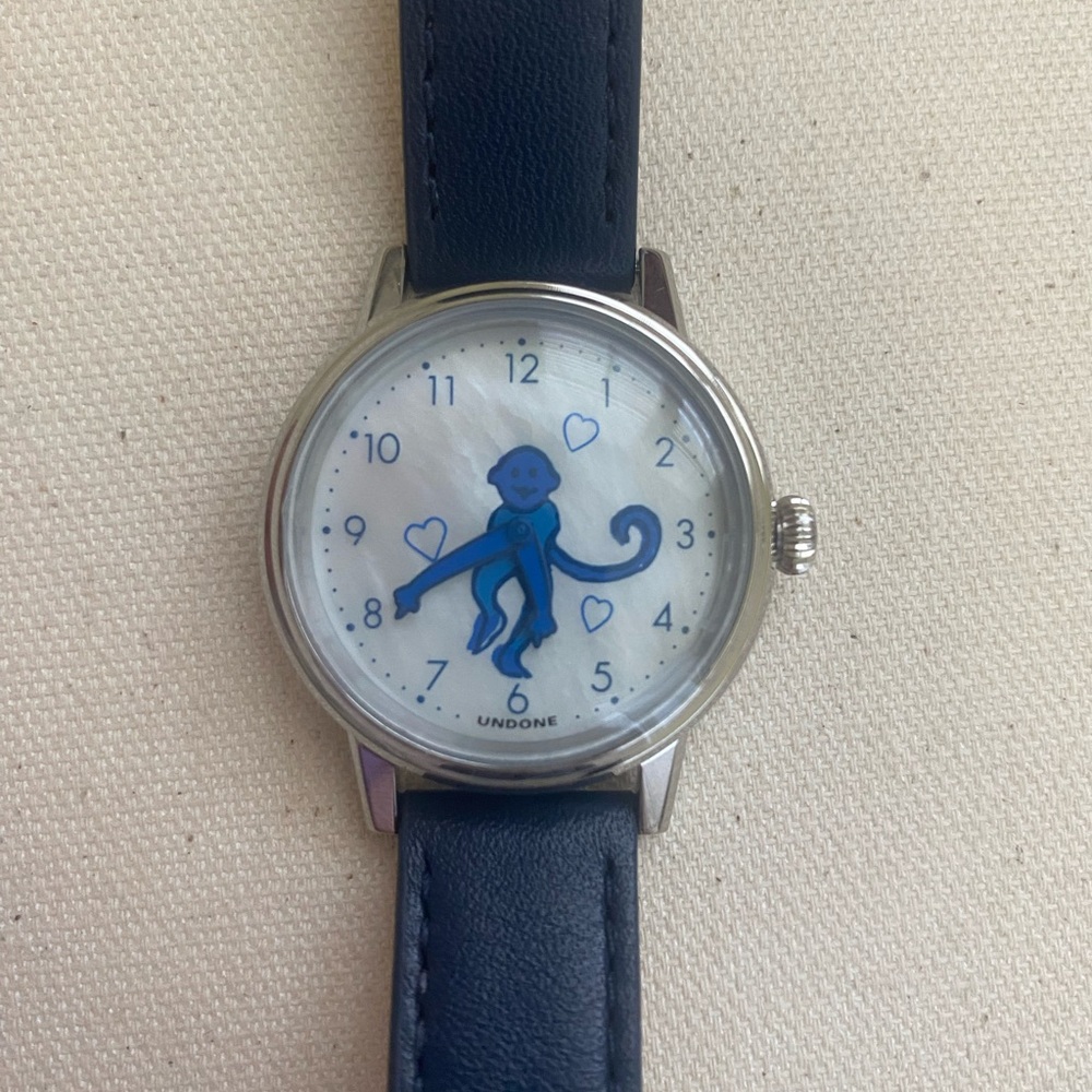 Roller Rabbit X Undone Blue Monkey Watch - Gem